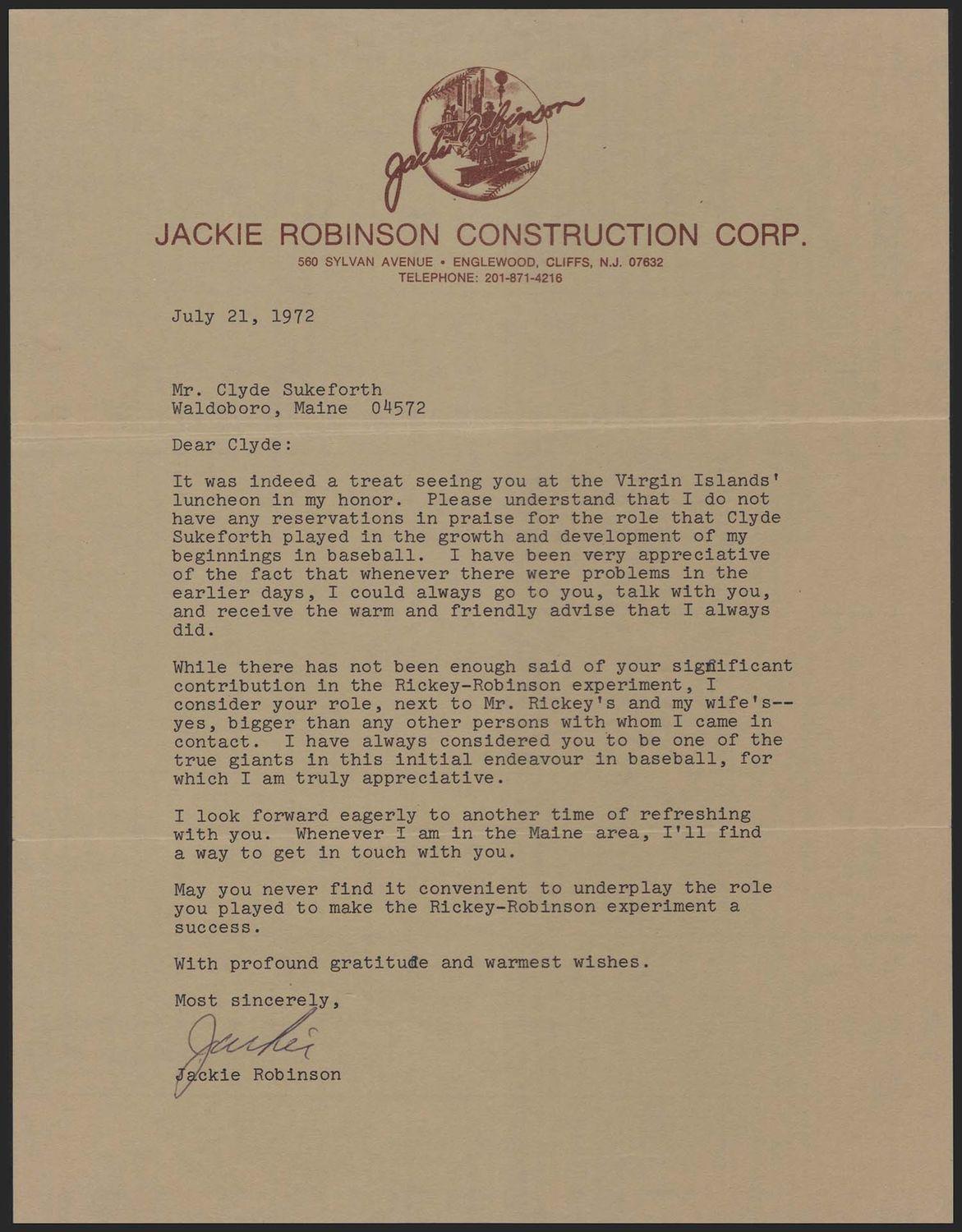#Shortstops: Letters from Jackie | Baseball Hall of Fame
